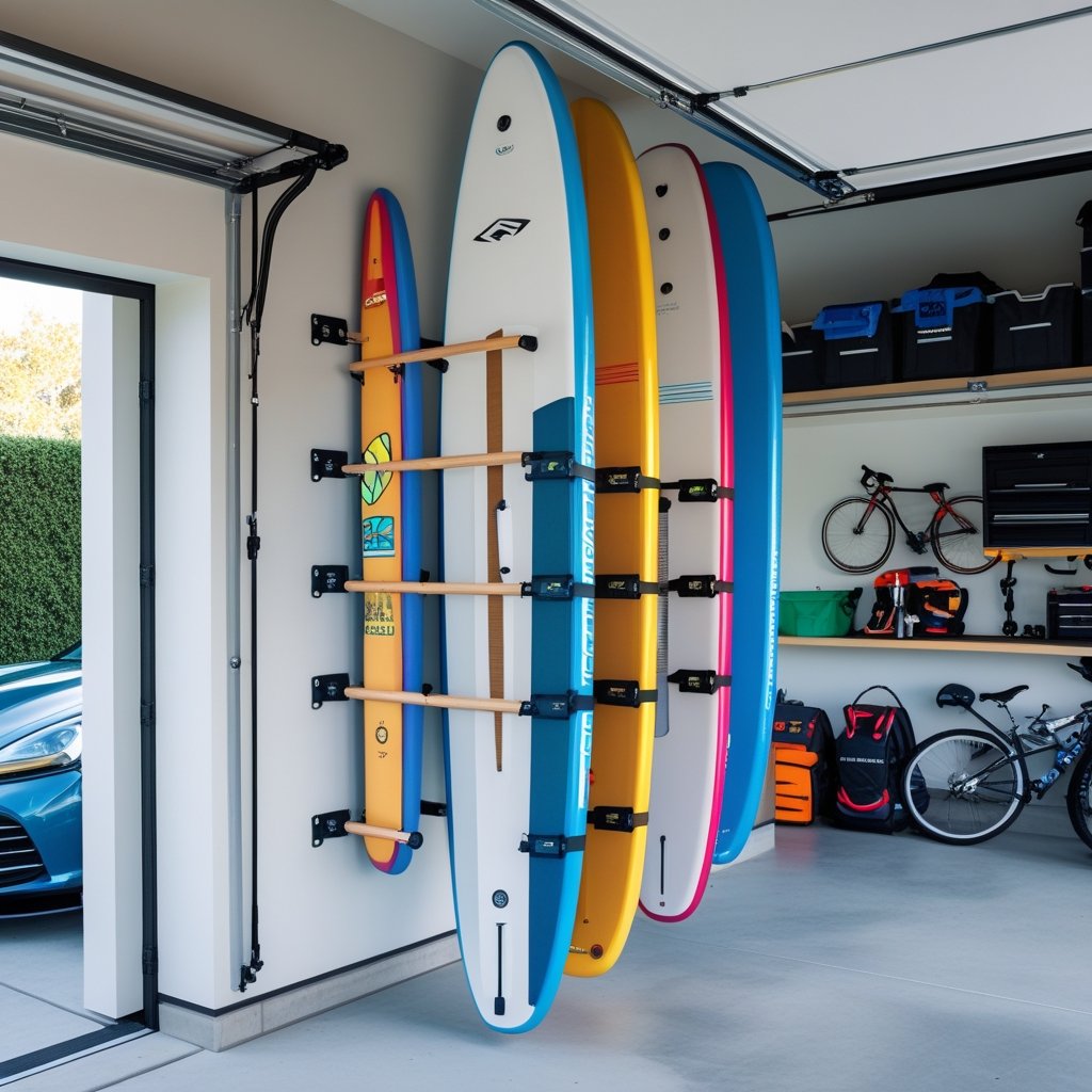 Best Paddleboard Racks for Garage Storage - Paddle World Hub